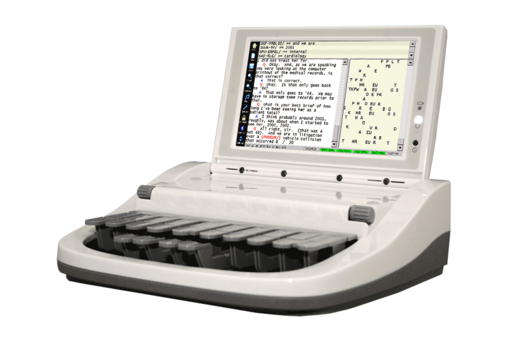 What are the types of stenography machines and tools used? | Vernon ...